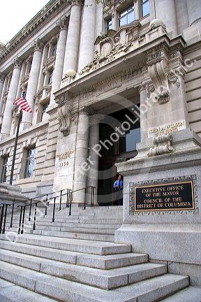 John A. Wilson municipal building where the District of Columbia mayor ...