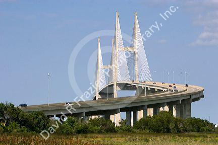 The Sidney Lanier Bridge at Brunswick, Georgia. | David R. Frazier ...