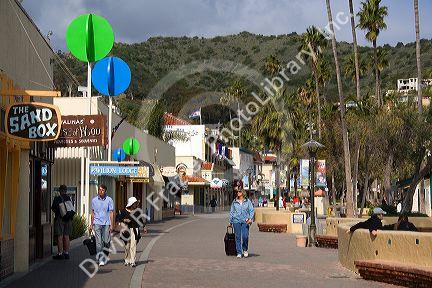 Downtown Avalon on Catalina Island, California, USA. | David R. Frazier ...