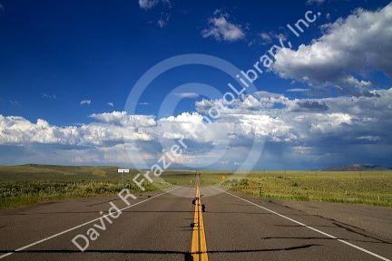 Open road on U.S. Route 40 in western Colorado, USA. | David R. Frazier ...