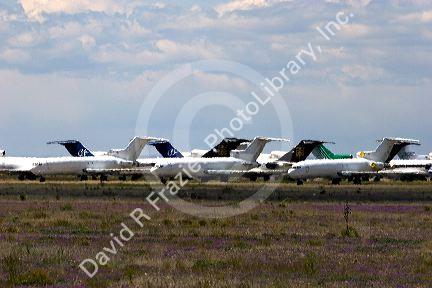 Boeing 727 jet scrap yard at Roswell, New Mexico. | David R. Frazier ...